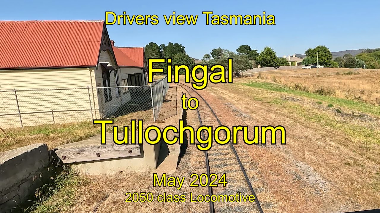 Drivers view Tas., Fingal to Tullochgorum, May 2024 - YouTube