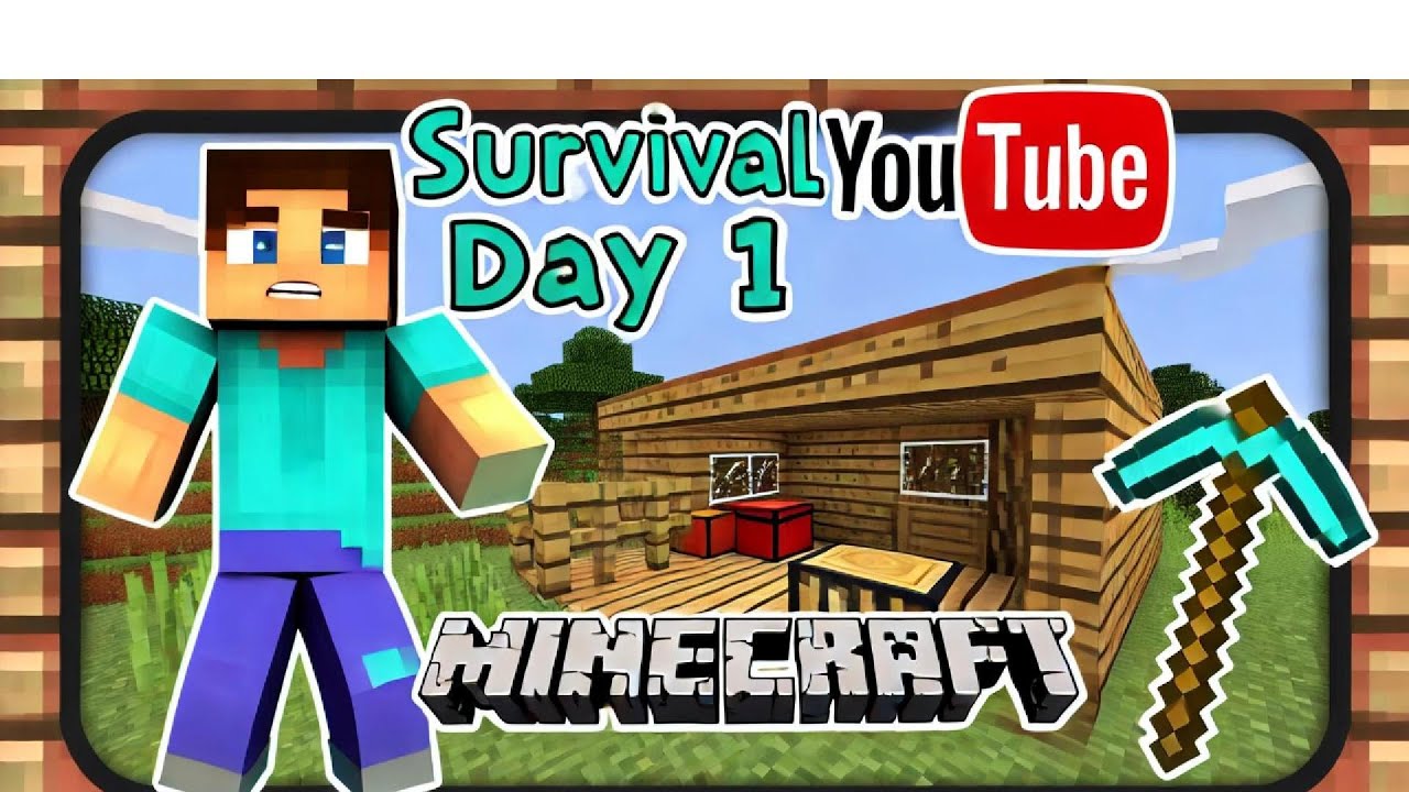 Survival Day 1: My First Minecraft Adventure | 8-Year-Old's Gameplay ...