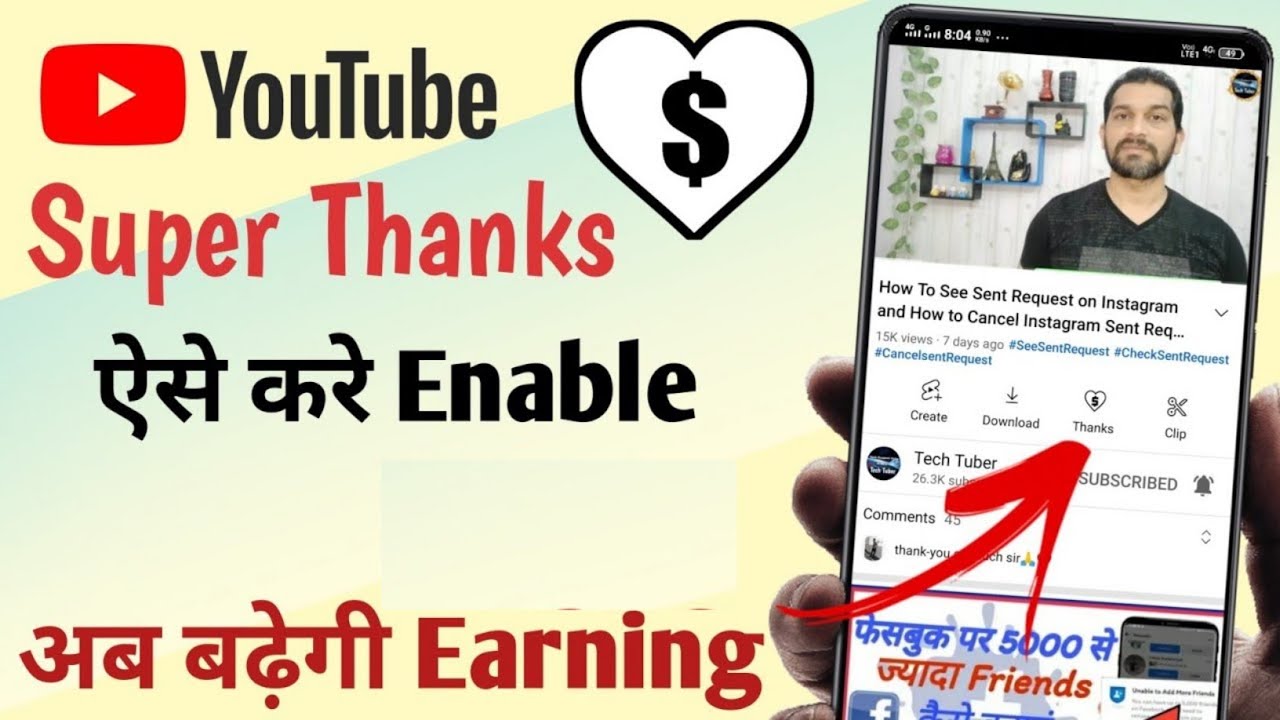 How To Enable Super Thanks Feature on YouTube Channel | What Is Super ...