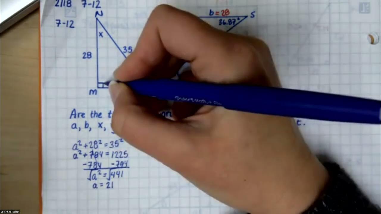 2/18 - CPM Integrated Math 1 - 7-12, Protractor Practice WS - YouTube