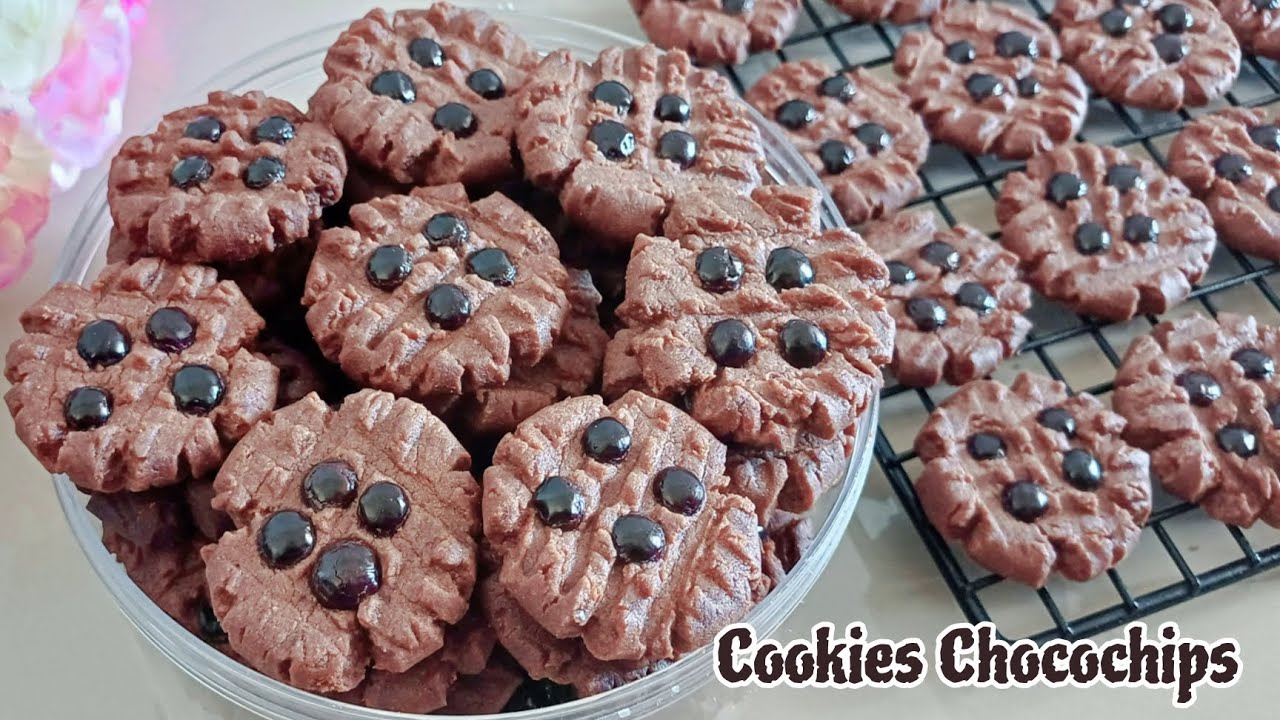 TAMBAHKAH 1 BAHAN INI‼️ HASILNYA PASTI RENYAH, RESEP COOKIES CHOCOCHIPS ...