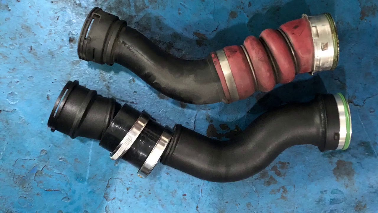 BMW X5 35i N55 - Codewerx Charge and Boost pipe - YouTube