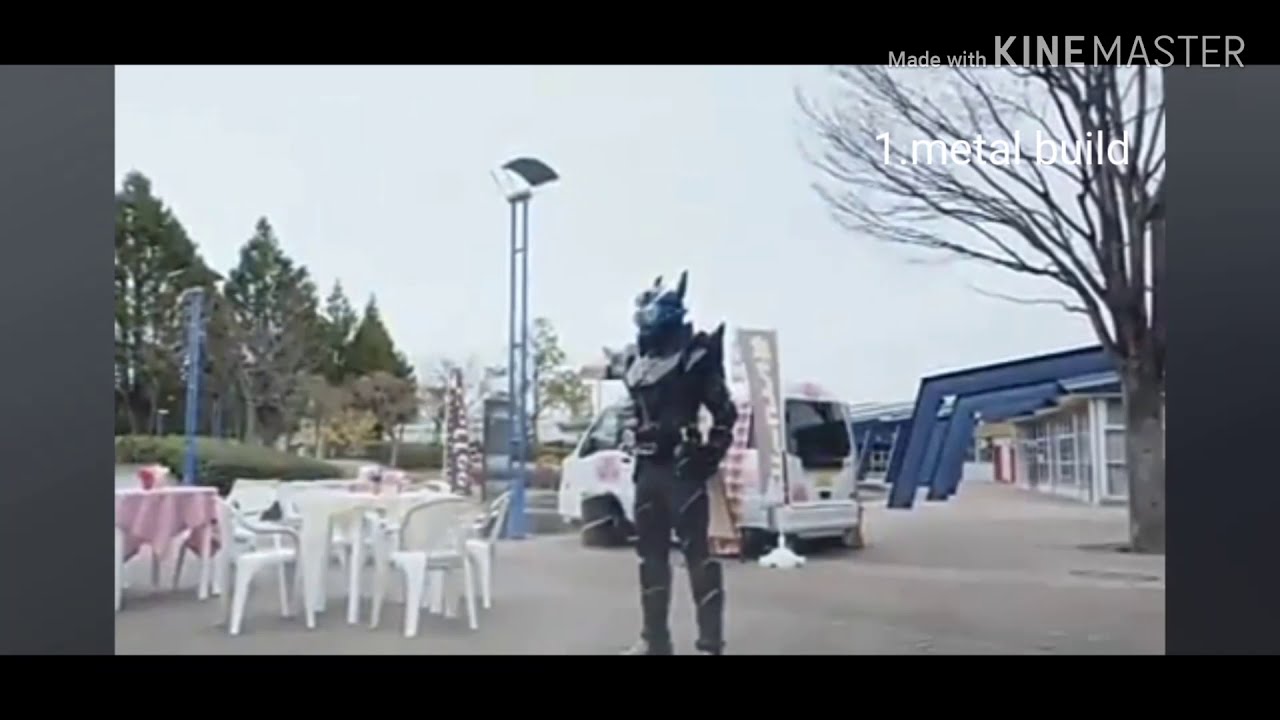 Kamen rider metal build all form - YouTube