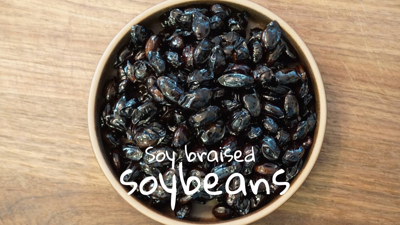 Soy Braised Soybeans | 콩장 - YouTube
