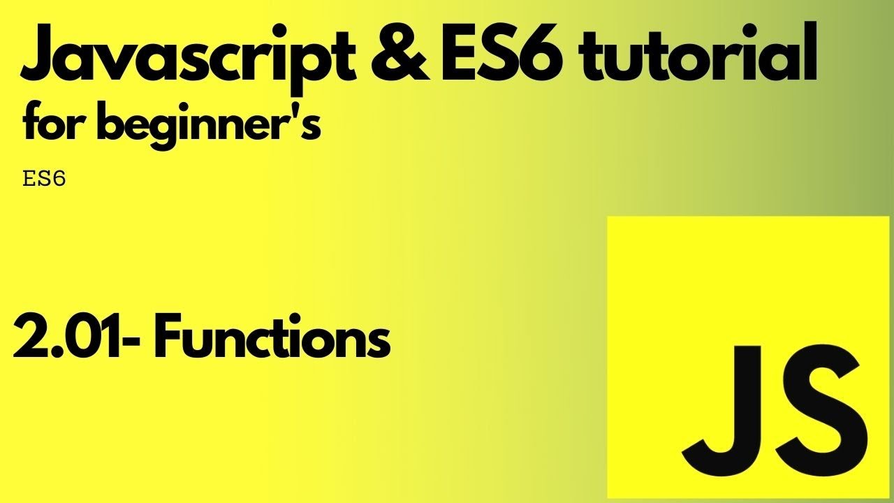 Functions | Javascript For Beginners | Codeberry - YouTube