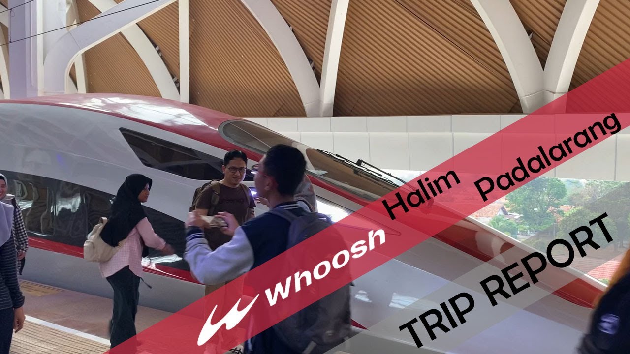 THE FASTEST TRAIN IN SOUTHEAST ASIA | Whoosh (Jakarta-Bandung High ...
