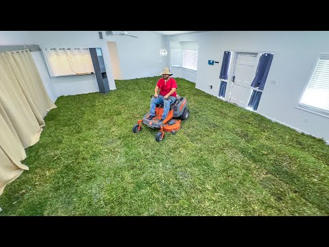 Filling My House w Grass & Hiring People to Mow My Living Room