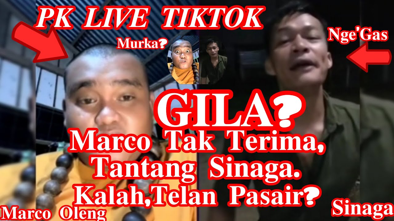 𝐏𝐊 𝐁𝐀𝐑𝐁𝐀𝐑 𝐌𝐀𝐑𝐂𝐎 𝐎𝐋𝐄𝐍𝐆 𝐕𝐒 𝐒𝐈𝐍𝐀𝐆𝐀 𝐀𝐃𝐔 𝐒𝐄𝐑𝐀𝐍𝐆 ( 𝐋𝐈𝐕𝐄 𝐓𝐈𝐊𝐓𝐎𝐊 ) #tiktok ...