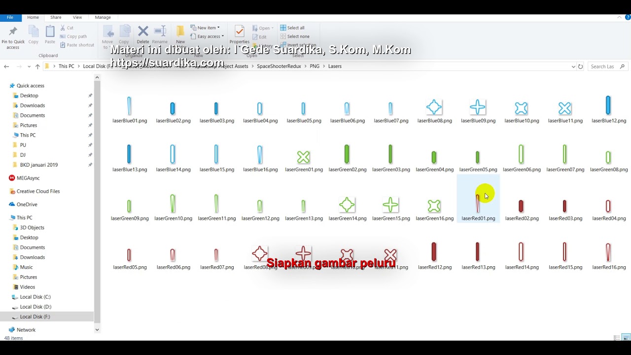 2D Space Shooter dengan Unity, bagian 3: Menembakkan Peluru - YouTube