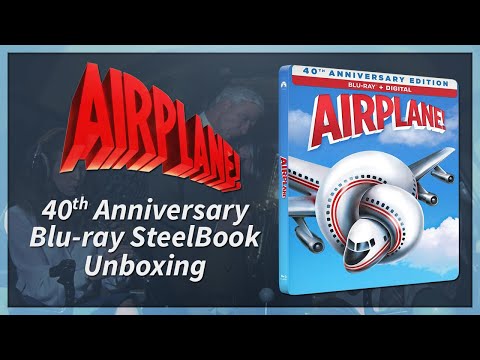 Airplane! 40th Anniversary Blu-ray SteelBook Unboxing