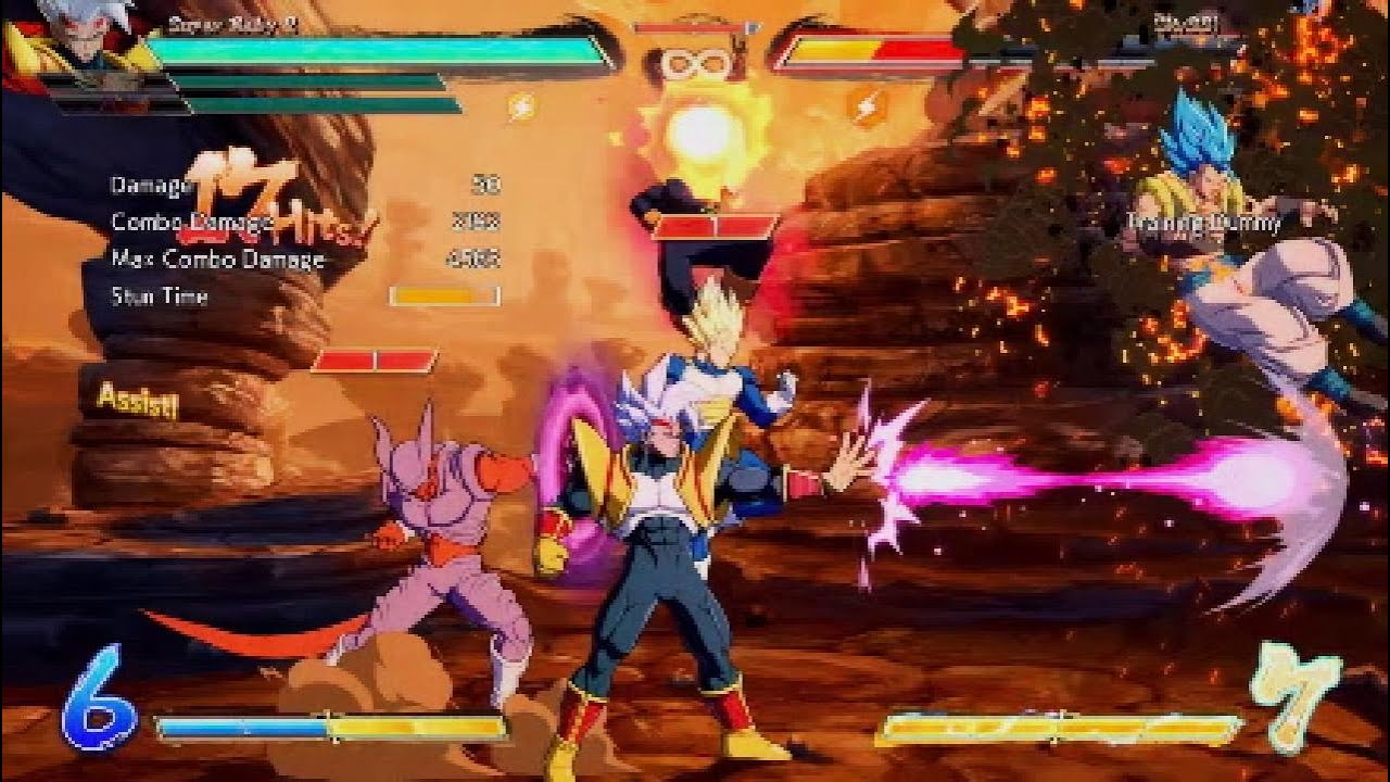 [Dbfz] Super Baby 2 ki blast starter combo - YouTube