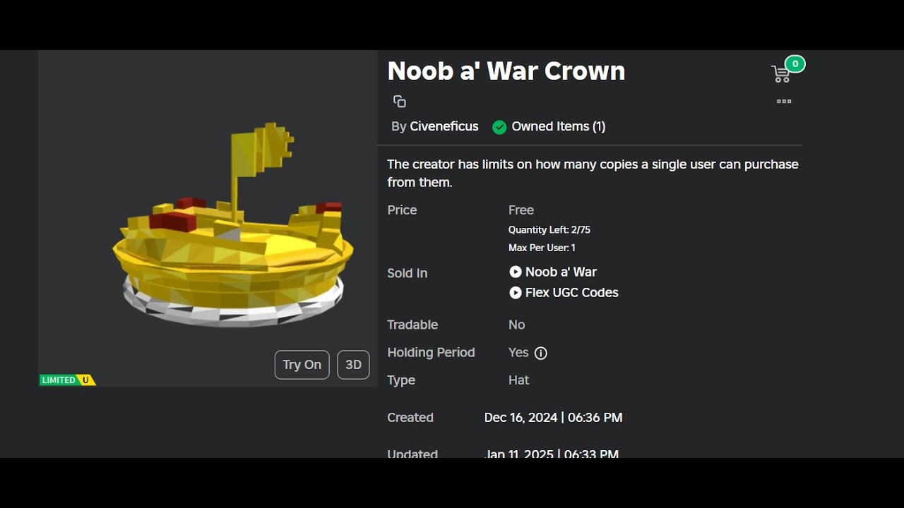 Sniping Noob a' War Crown #34 [FREE] - YouTube