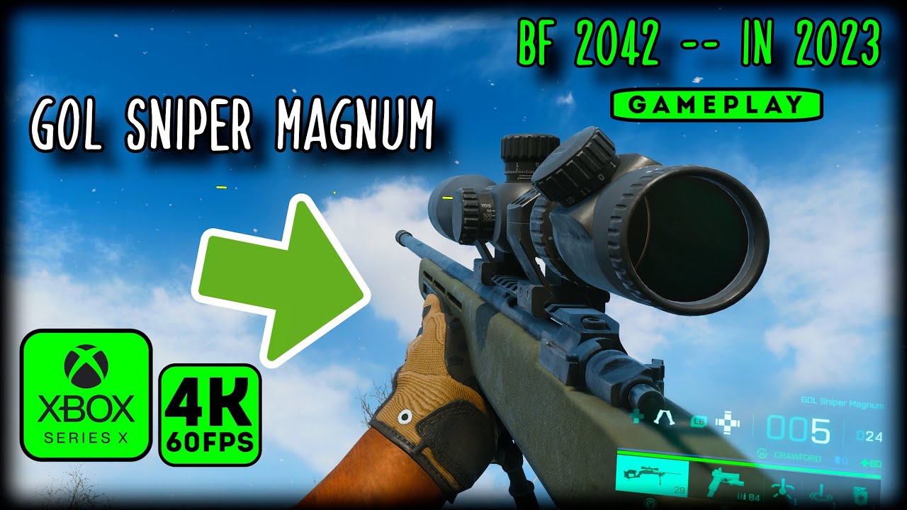 Battlefield 2042 - GOL Sniper Magnum Raw Gameplay | 4K60fps - YouTube