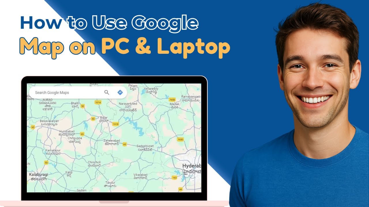 How To Use Google Maps On PC & Laptop - YouTube