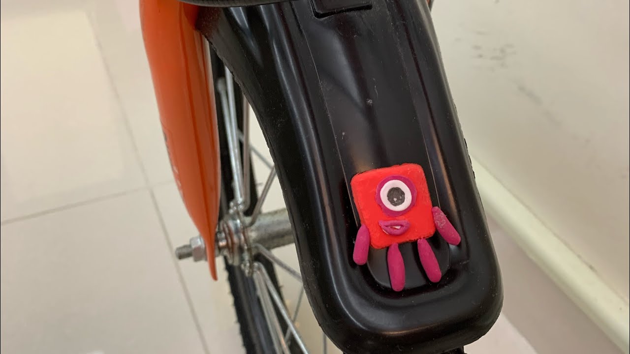 DIY number block decoration using air dry clay - YouTube