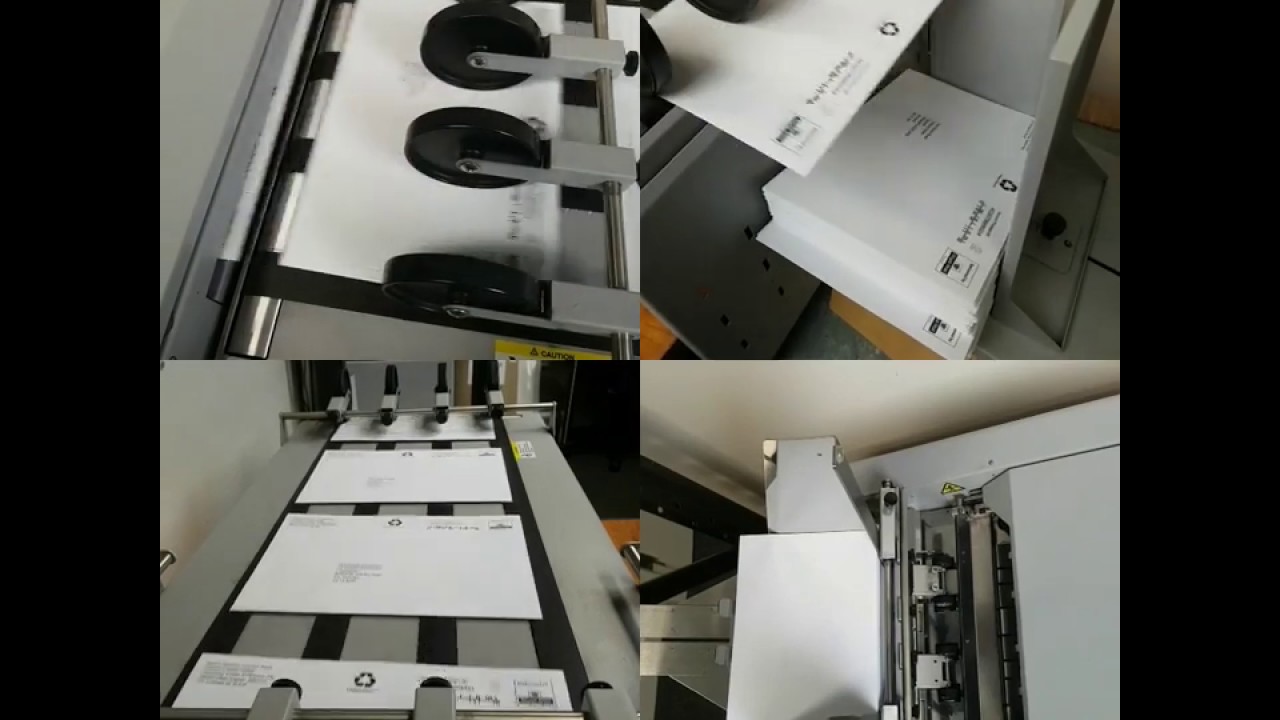 High Speed Envelope Printing - YouTube