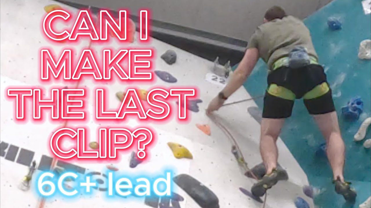 Hard climbing with this 6C+ lead - YouTube