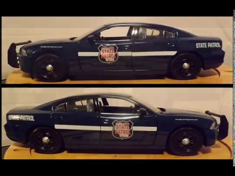 1/24 POLICE Wisconsin State Patrol charger with leds - YouTube