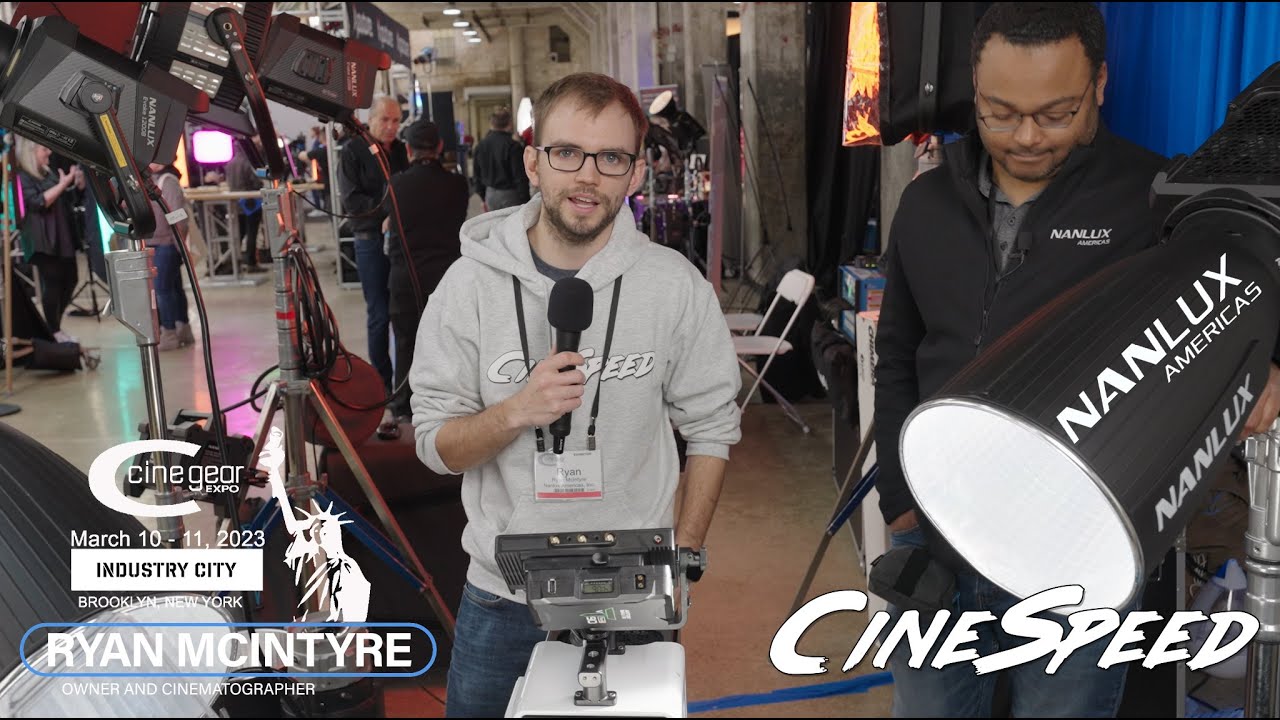Phantom TMX 7510 using Nanlux Evoke 1200 LED Trade Show Interview at ...
