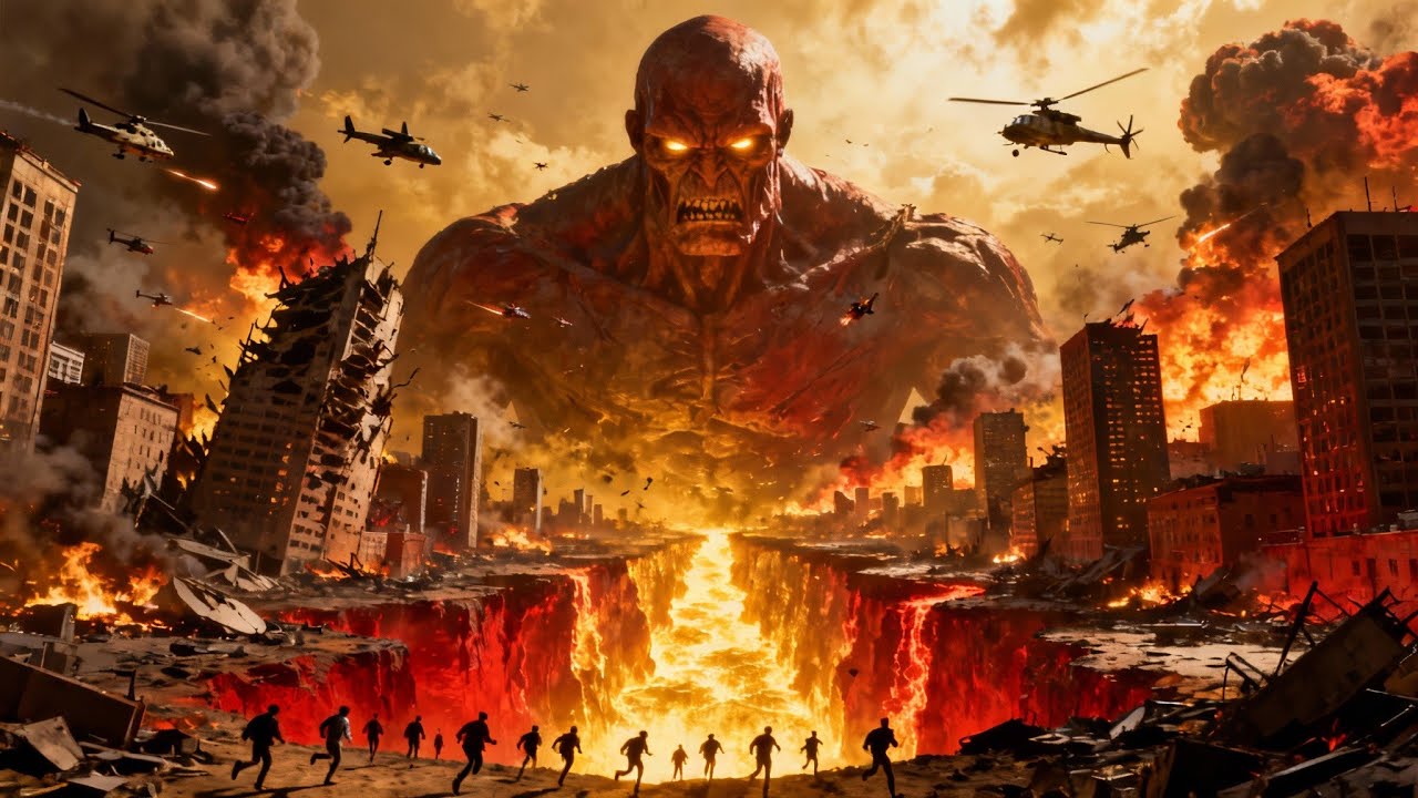Titan Apocalypse: The Day Humanity Fell | Epic Cinematic Destruction # ...