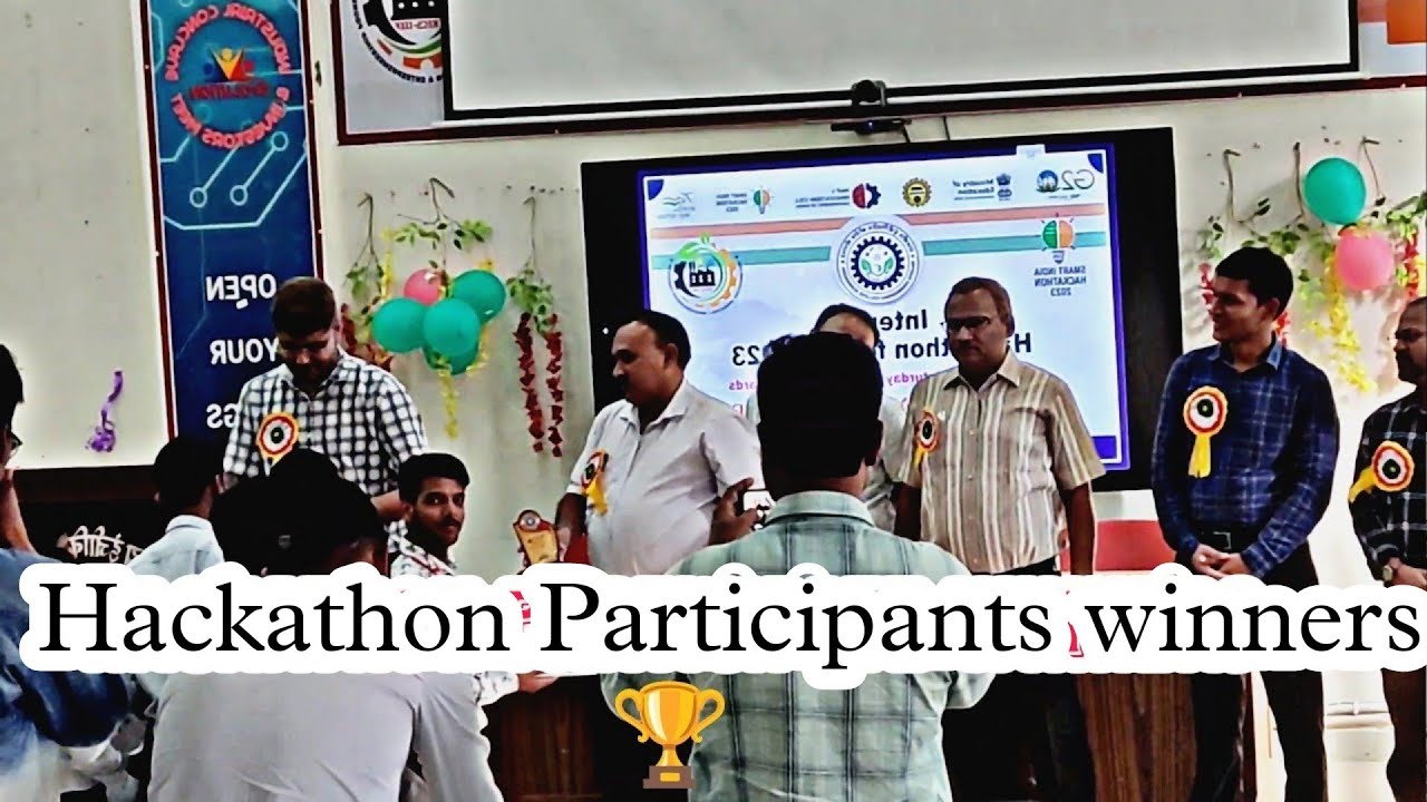 Hackathon Participants winners 🏆 - YouTube