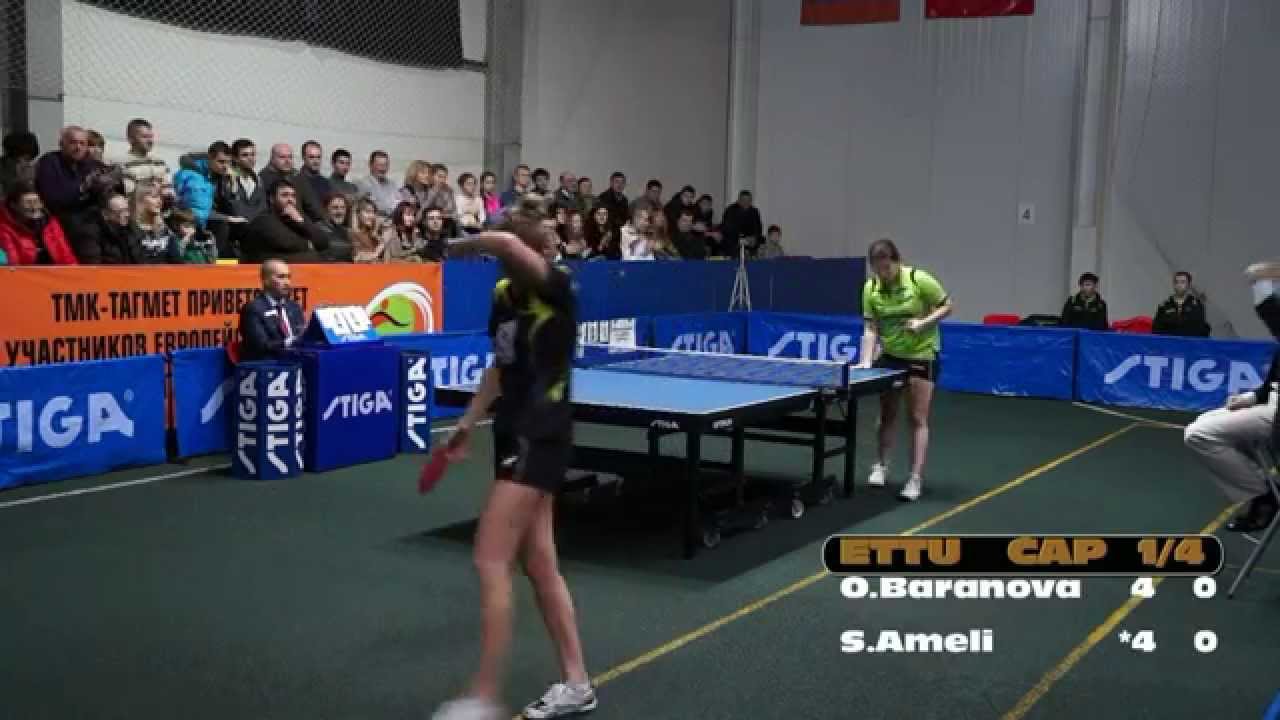 Olga Baranova (Воробьёва) - Solja Amelie ETTU CUP 2014/2015 (WOMEN ...