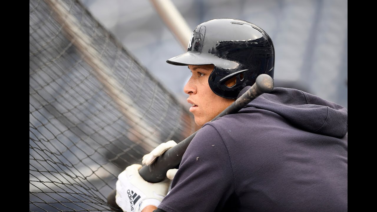Yankees' Aaron Judge batting practice highlights - YouTube