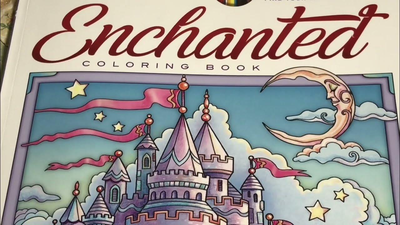 Coloring Party With Friends/Partying Monday/Enchanted Coloring Book - YouTube