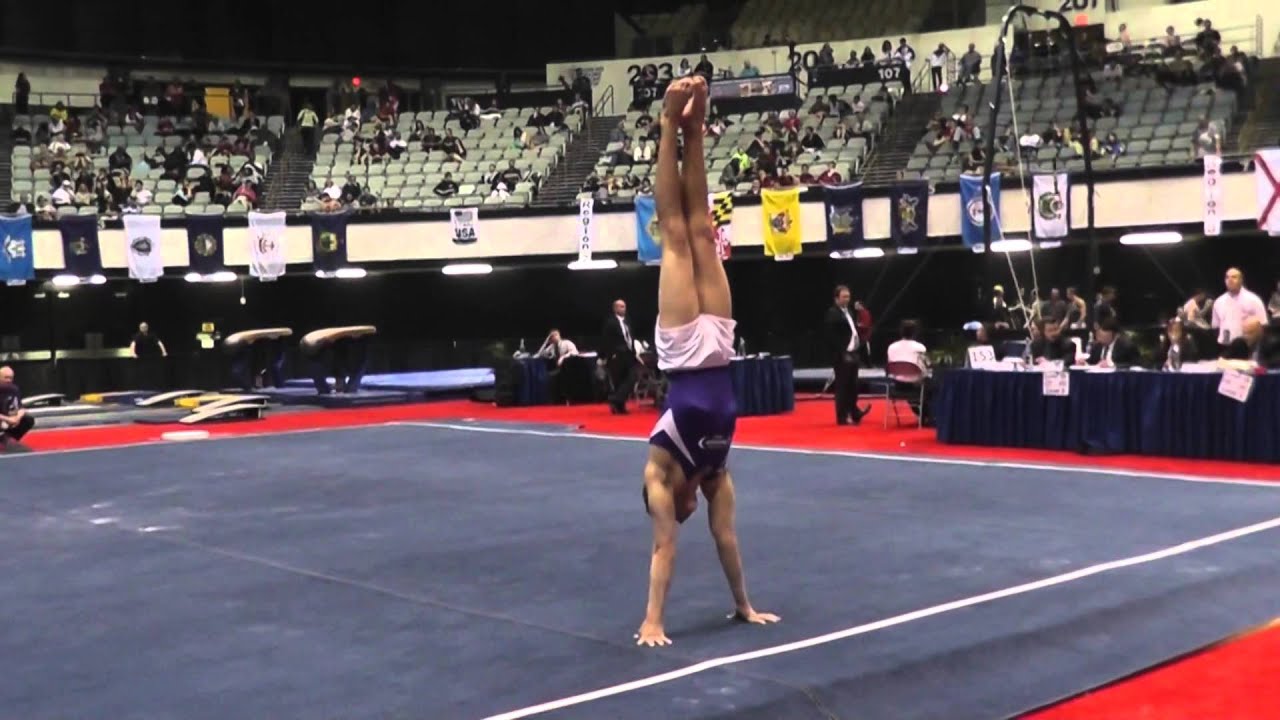 Alec Yoder - Floor - 2014 Men's Junior Olympic National Championships ...