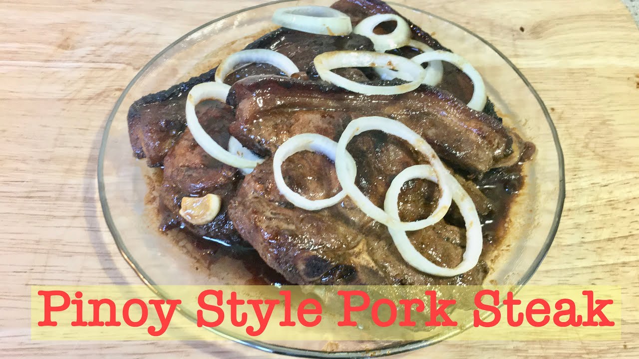 Pork Steak | Pinoy style Pork Steak - YouTube