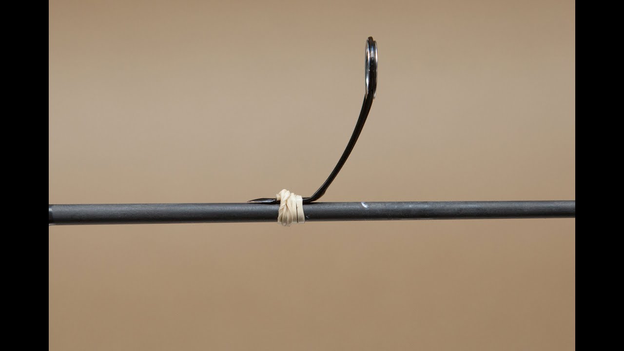 How to Attach a Guide to an Ice Rod - YouTube