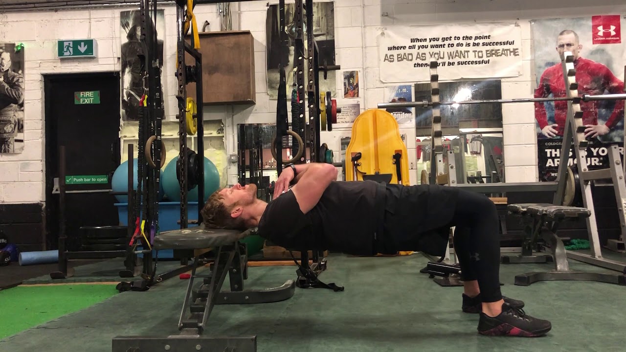 SUPINE NECK BRIDGE - YouTube
