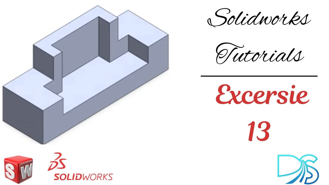 solidWorks Tutorial for Beginners Exercise 13 | SolidWorks Tutorials 2024 | Digitize Art Studio ...