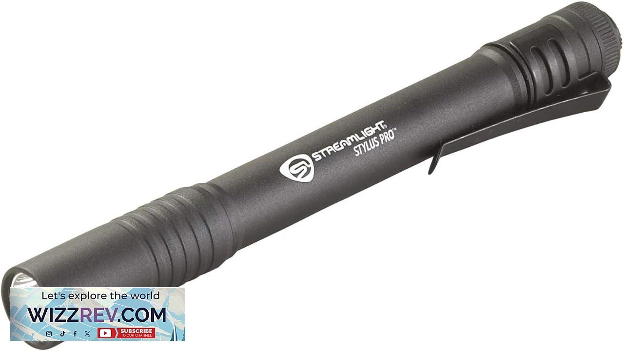 Streamlight 66118 Stylus Pro 100-Lumen Penlight with 2 AAA Alkaline ...