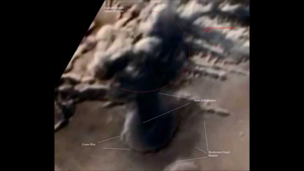 Nuclear Explosion, Volcanic activity, Mushroom Cloud Imaged by India on ...