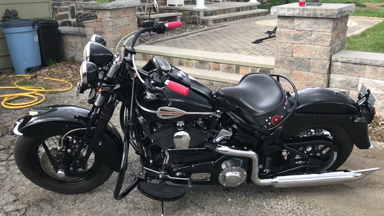 2005 Harley-Davidson FLSTSC Springer Classic retro 1940s walk around ...