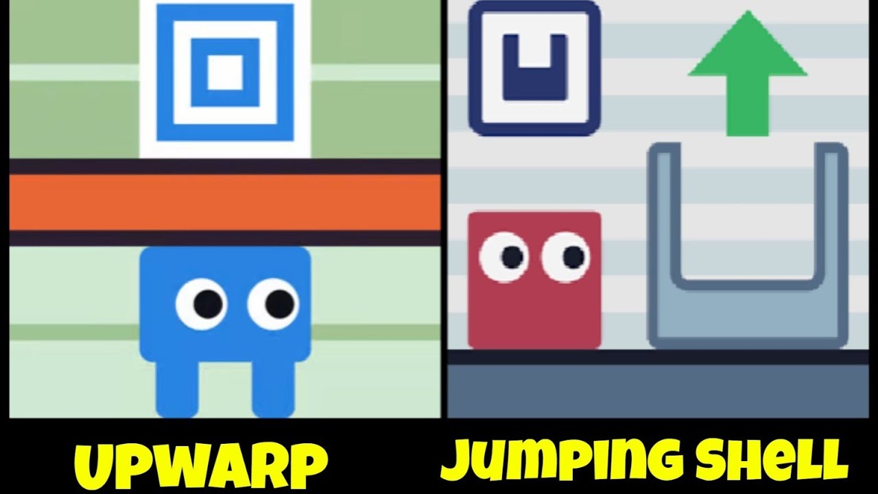 Upwarp Vs Jumping Shell - Gameplay - YouTube
