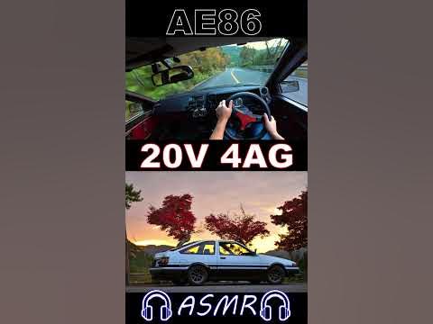 [AE86 ASMR×EUROBEAT]DON'T STOP THE 4AG MUSIC 【頭文字D】 #Shorts - YouTube