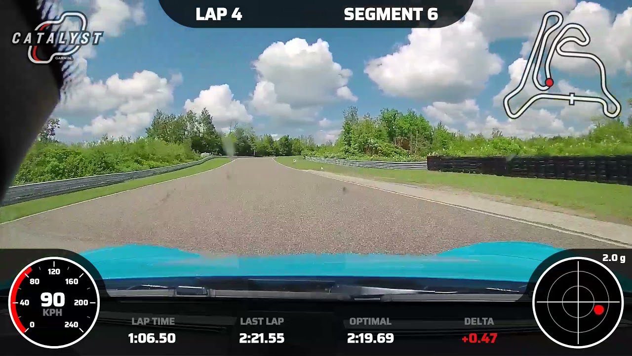Calabogie motorsports track 2020 manual 718 GT4 best lap - YouTube