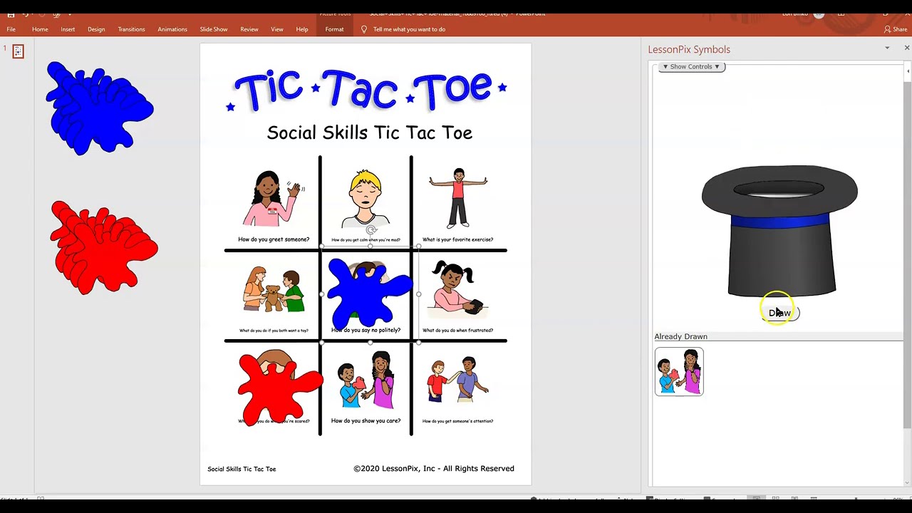 Social Skills Lesson using LessonPix PowerPoint Add-in and Play Tools ...