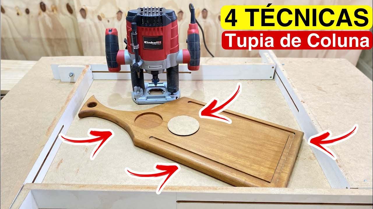 4 Técnicas para Usar a Tupia de Coluna! Assim Não Tem Erro. - YouTube