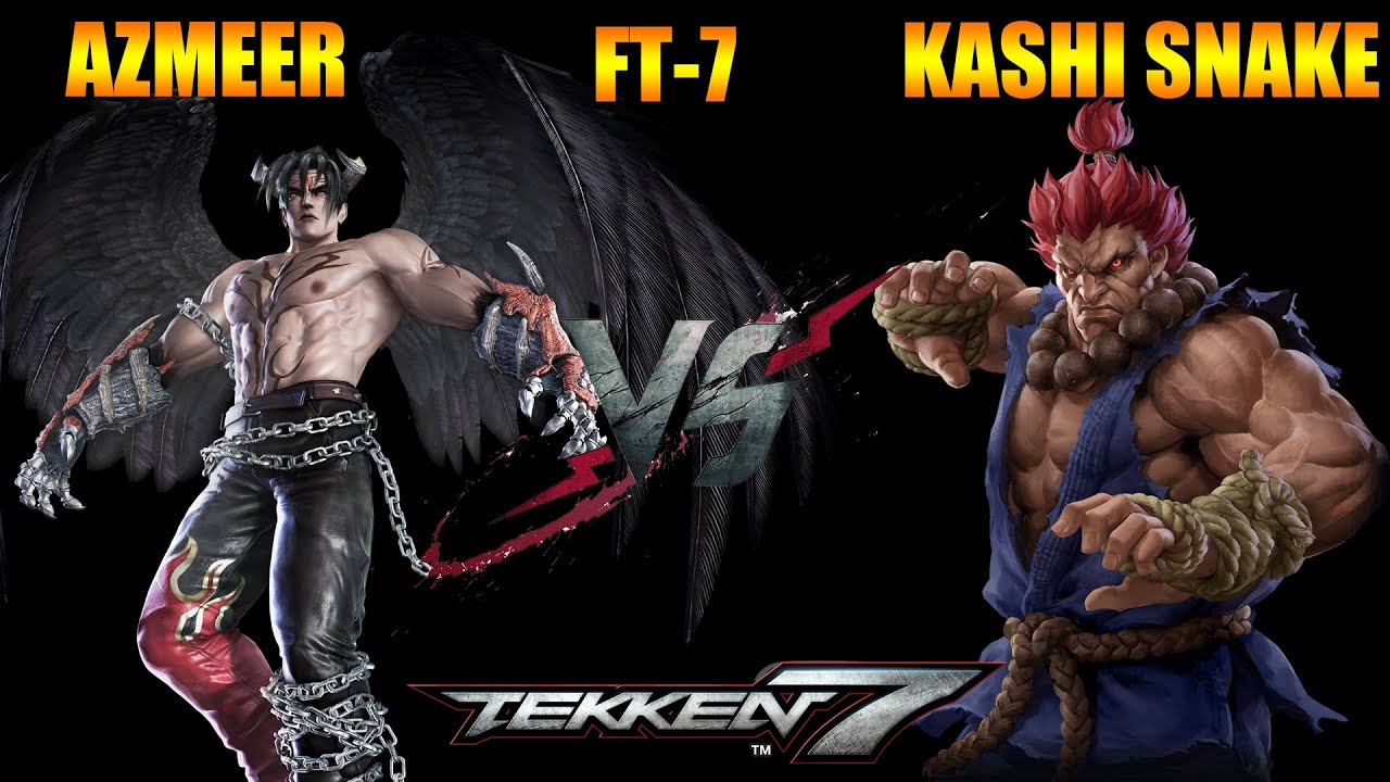 FT7 Azmeer (Devil Jin) VS Kashi (Akuma) Tekken 7 Pakistan - YouTube