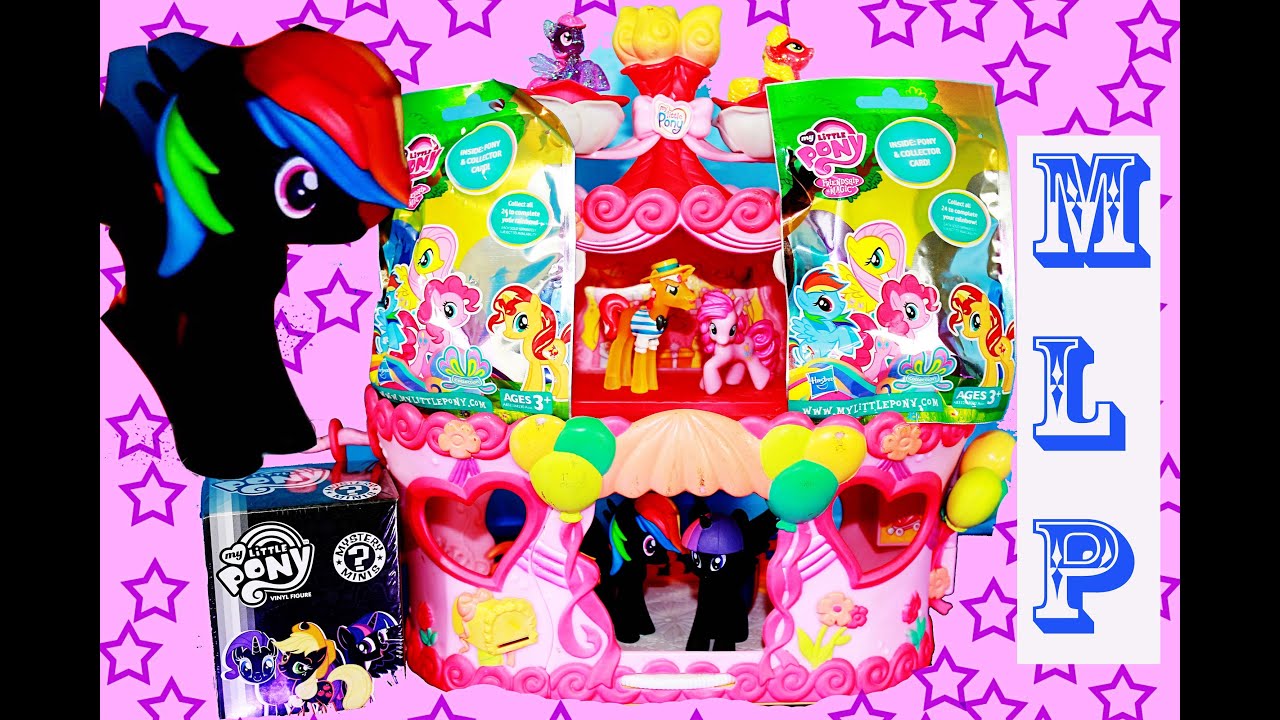 My Little Pony Dollhouse Opening Mystery Minis & MLP - YouTube