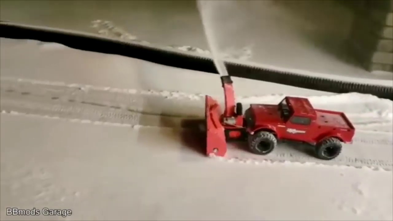 Remote controlled snowblower!! Compilation #2 - YouTube
