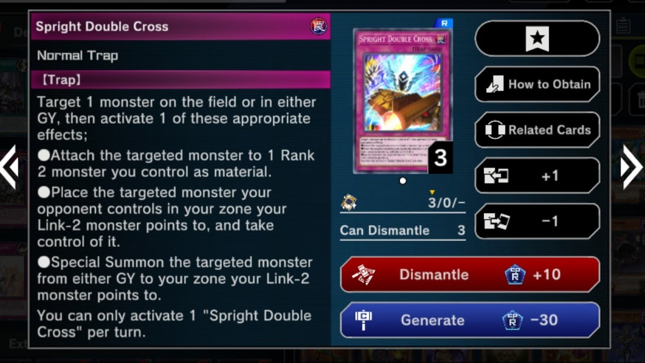New *Spright Support* Spright Double Cross Yu-Gi-Oh MasterDuel - YouTube