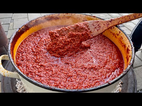 Vistinski Ajvar po Star Recept na Baba mi ❤️