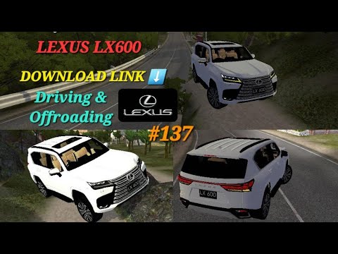 Bus Simulator Indonesia |LEXUS LX600 Mod Offroading & Driving # ...