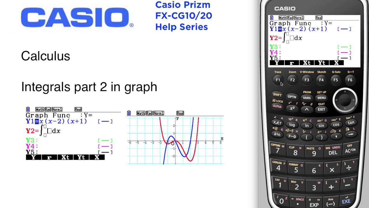 Integrals graph part 2 - YouTube