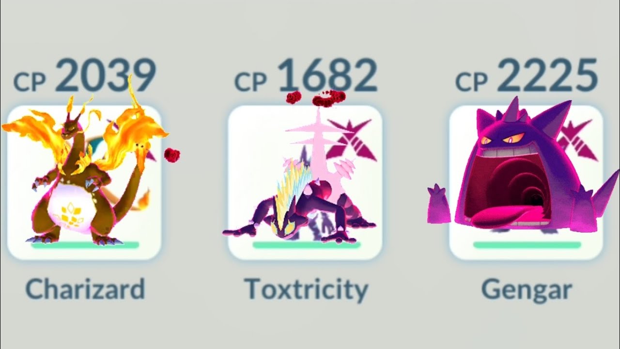 😱Use G Max Charizard G Max gengar G Max toxicity | battle in Pokemon go ...