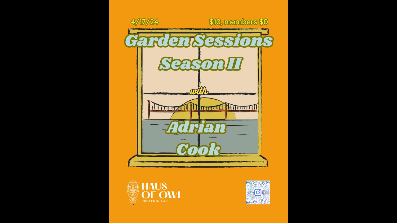 Garden Sessions: Featuring Adrian Cook - YouTube